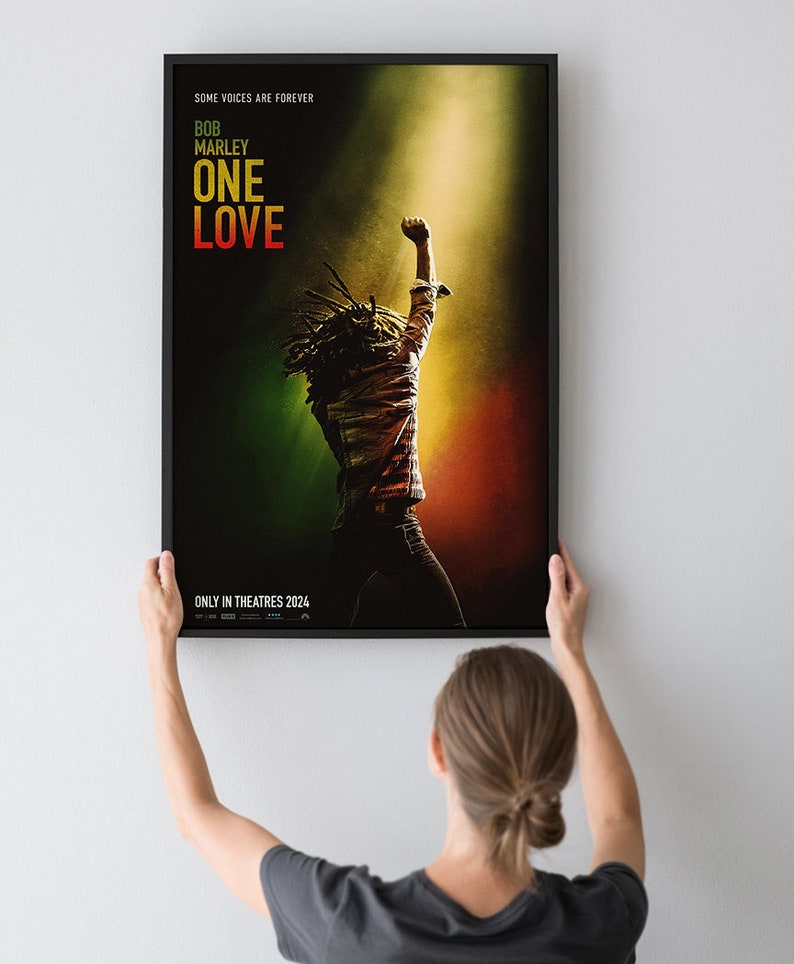 Bob Marley One Love Original Theatrical Movie Poster Canvas Printing ...