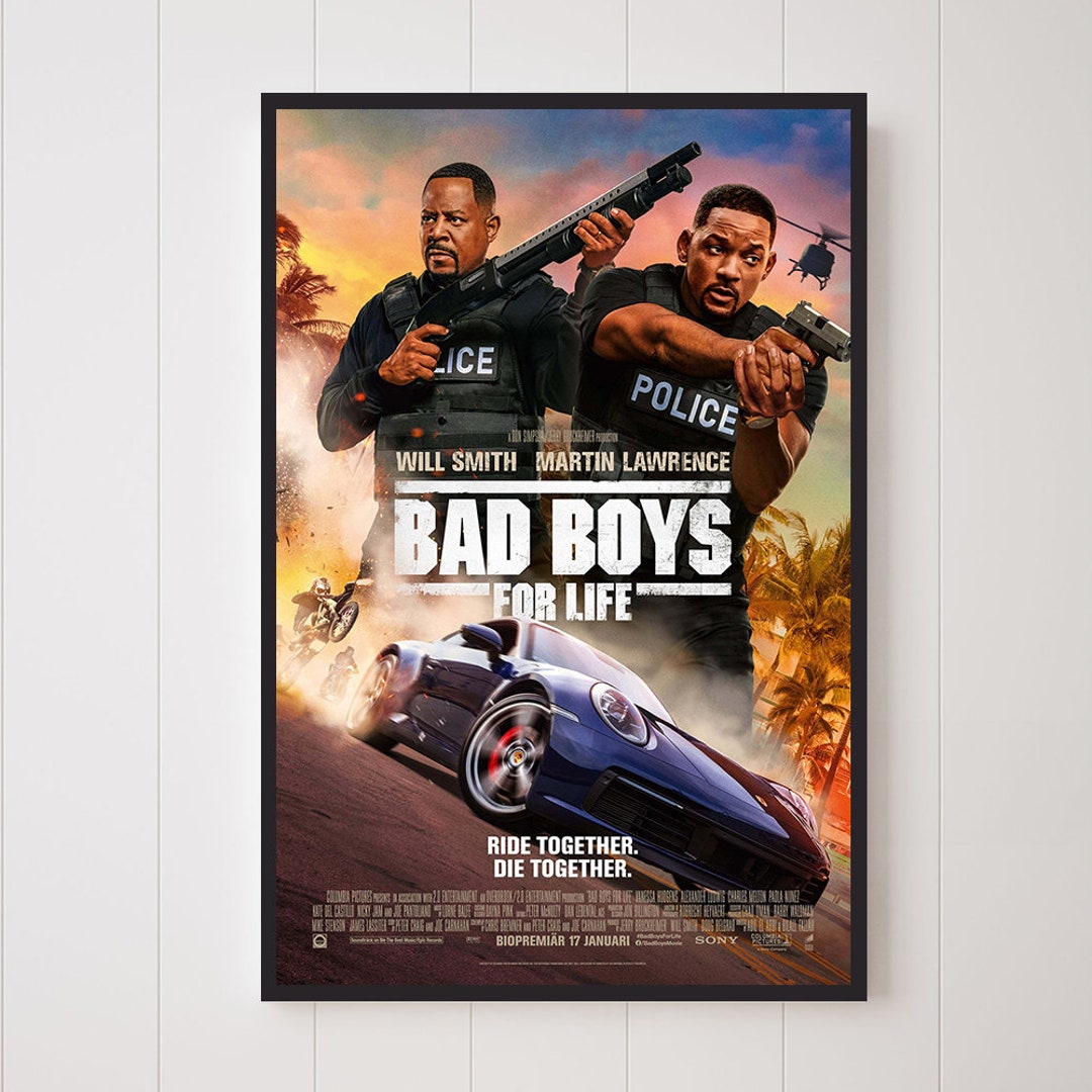 Bad Boys for Life 2020 Movie Poster Canvas Printing Wall Art Home Decor ...