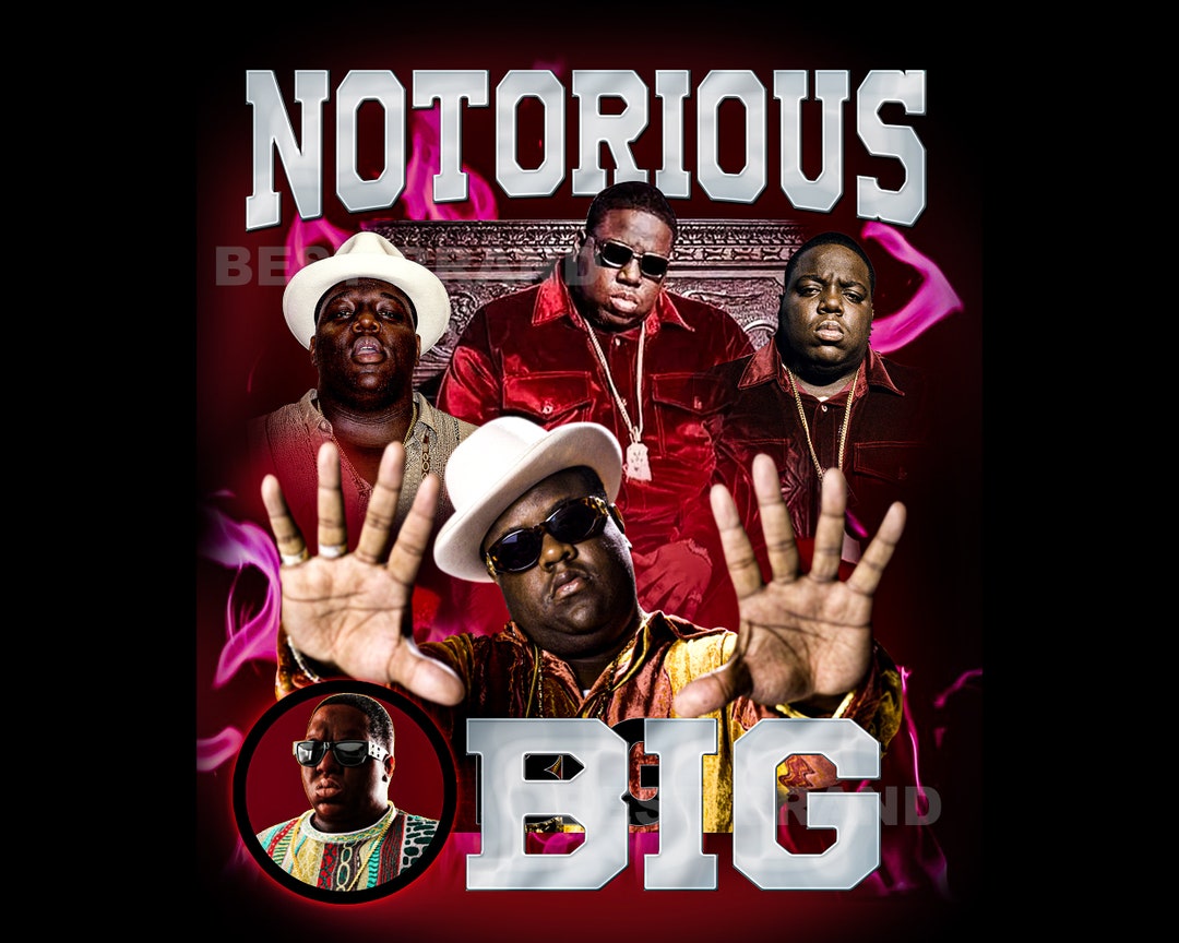Biggie Smalls T Shirt Design PNG Instant Download 300 Dpı Png - Etsy