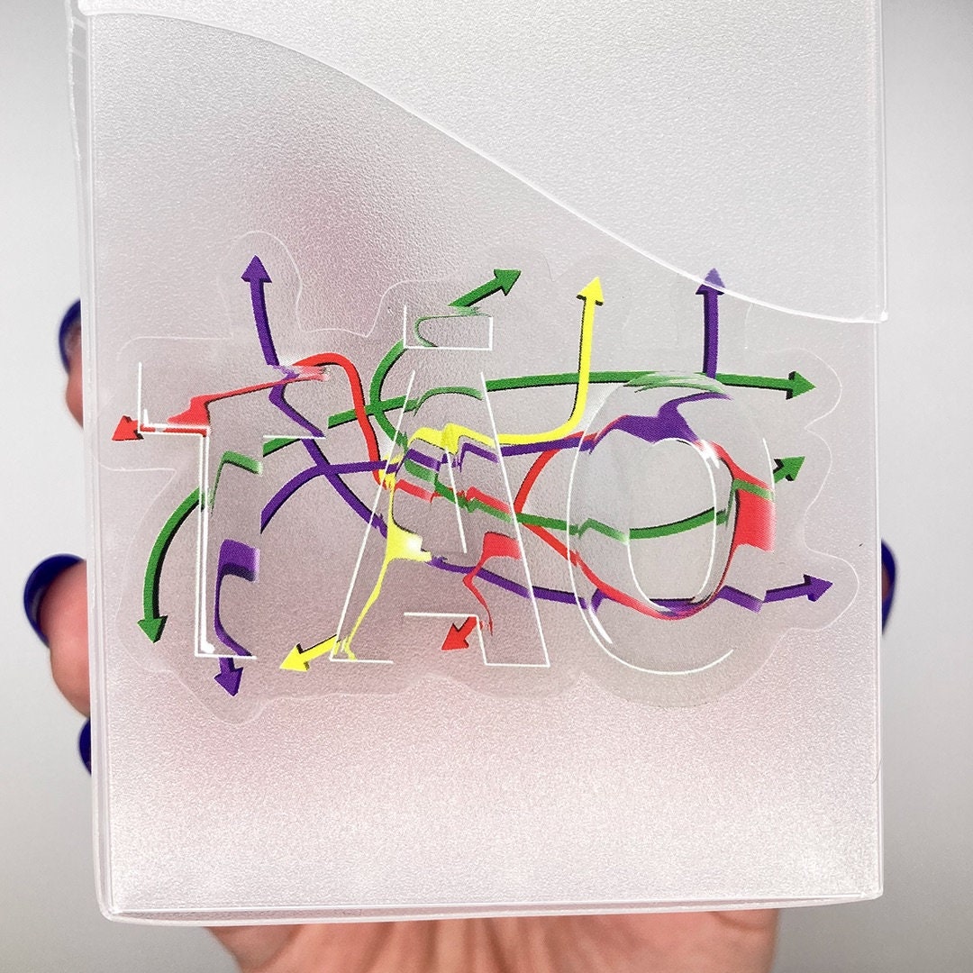 Tāo Transparent Glossy Vinyl Sticker - Netrunner Shaper Cyberpunk Card ...