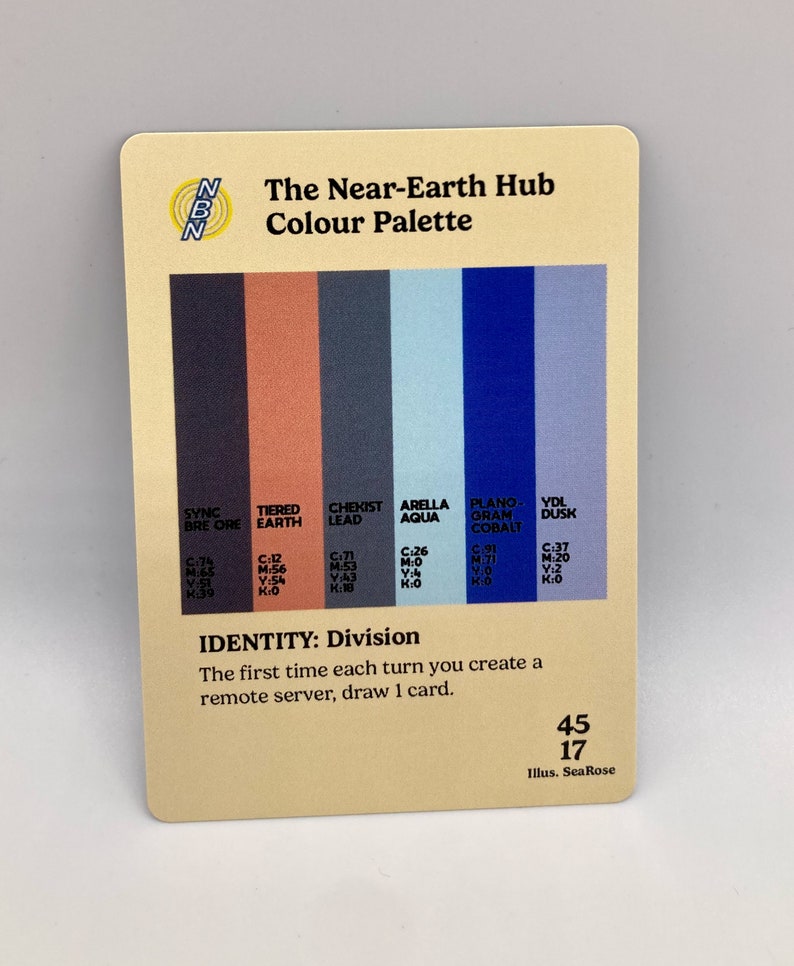 Near Earth Hub Alt Art Netrunner ID | Colour Palette Set | Cyberpunk ...