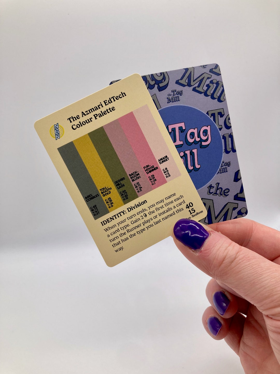 Azmari Edtech Colour Palette Netrunner ID. Identity Corp Cards for ...