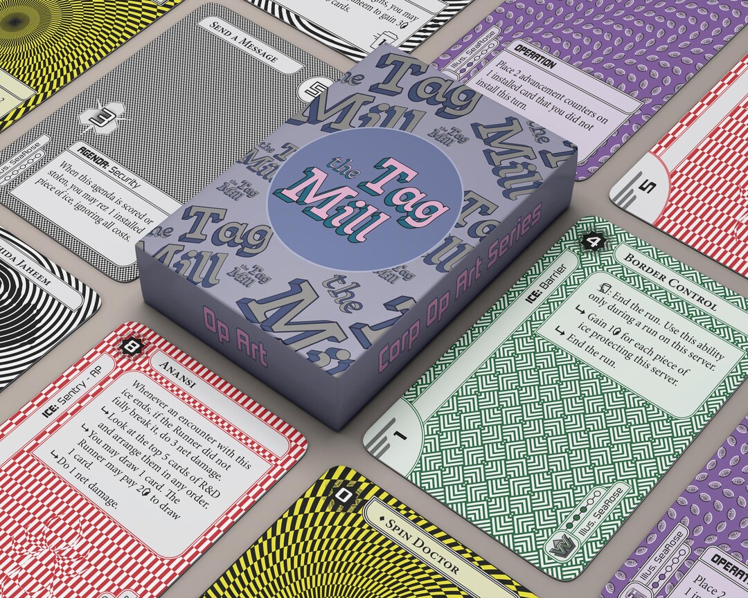 Op Art Netrunner Corp Staples Alt Art Collection *mega Pack* | 6 Full ...