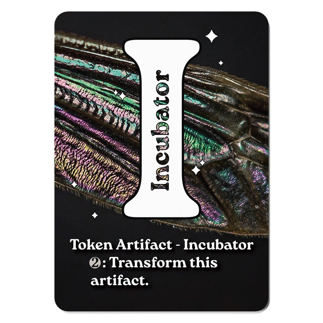 Incubator MTG Token for Magic: the Gathering *double Sided*! With ...