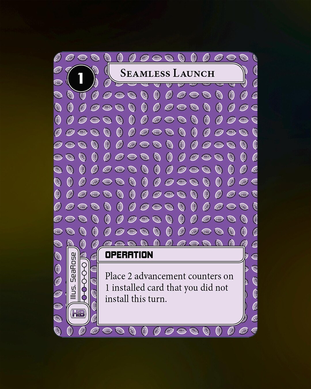 Seamless Launch Netrunner Alt Art | Full Playset X3 Cards | Op Art ...