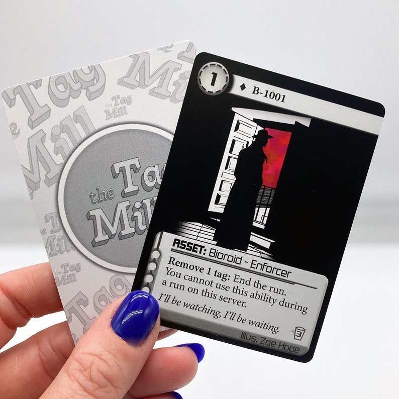 B-1001 License Playset of Alt Arts - X 3 Cards - Netrunner Card Asset ...