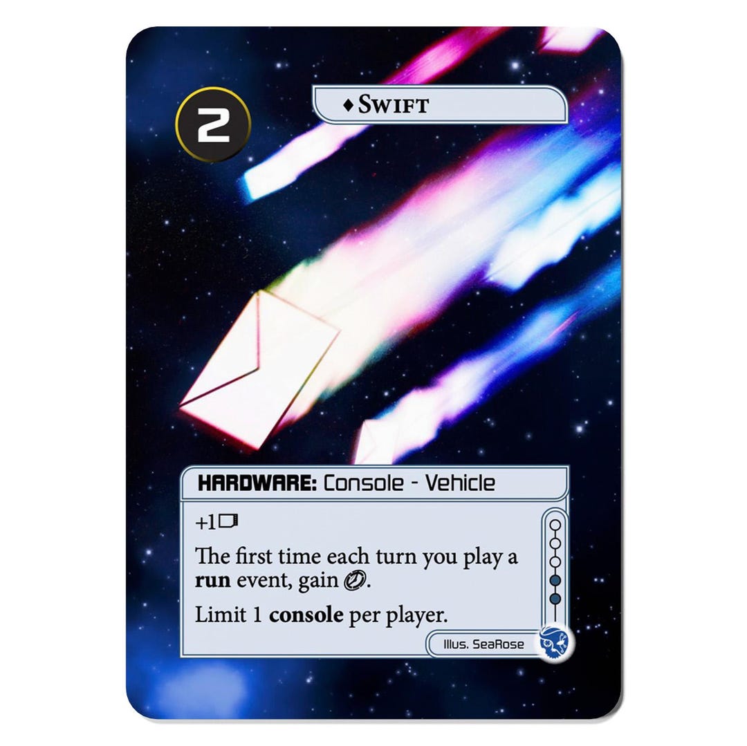 Swift Netrunner Alt Art | Full Playset X 3 Cards | Send It! Collection ...