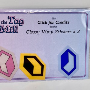 Credit Symbol Sticker Pack! Netrunner Glossy Vinyl Stickers X 3 ...