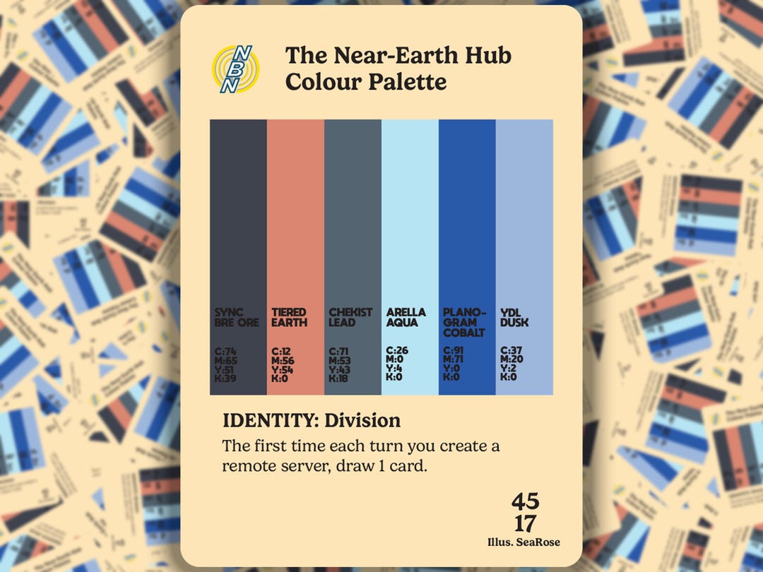 Near Earth Hub Alt Art Netrunner ID | Colour Palette Set | Cyberpunk ...