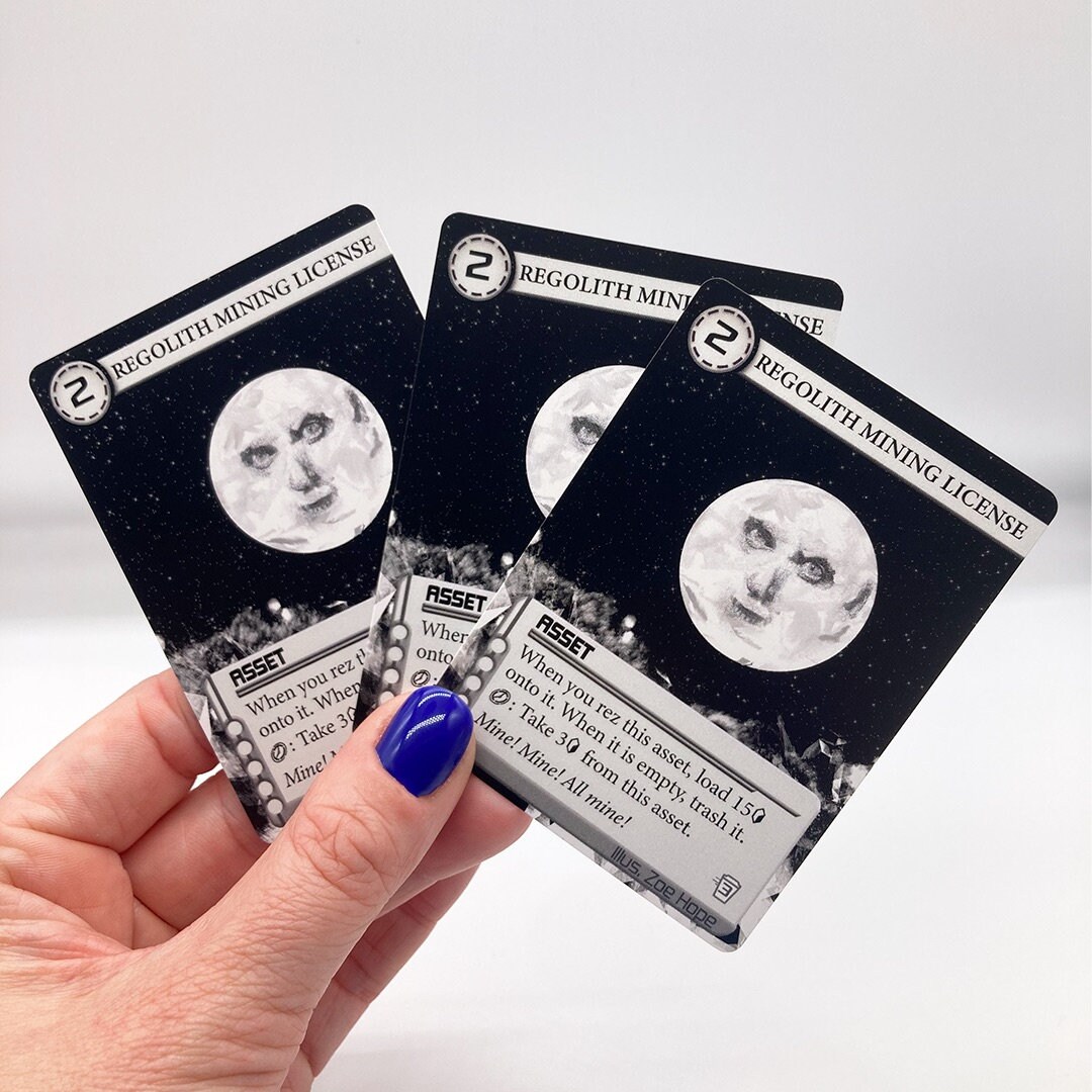 Regolith Mining License Playset of Alt Arts - X 3 Cards - Netrunner ...