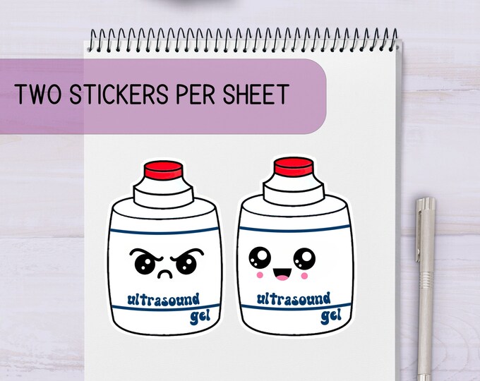 Ultrasound Sticker Set, POCUS Ultrasound Tech Stickers, Sonographer ...
