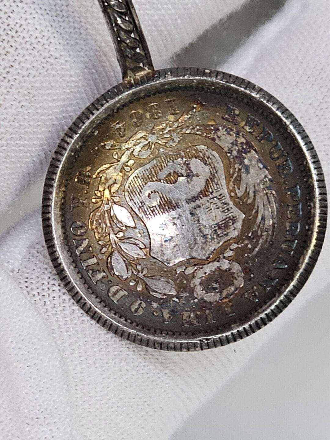 950 Silver - Peru - Handmade Coin/spoon - Llama (heavy Tarnish) - Etsy