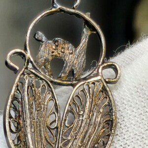 950 Silver - Peru - Handmade Coin/spoon - Llama (heavy Tarnish) - Etsy