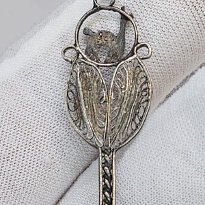 950 Silver - Peru - Handmade Coin/spoon - Llama (heavy Tarnish) - Etsy
