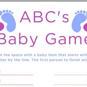Baby Shower Game Bundle - Etsy