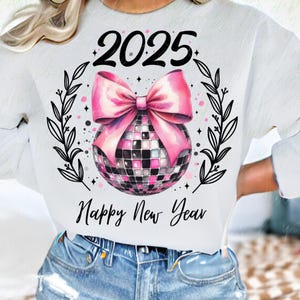 Happy New Year 2025 PNG, Hello 2025 Png, Happy New Year, Disco Ball New ...