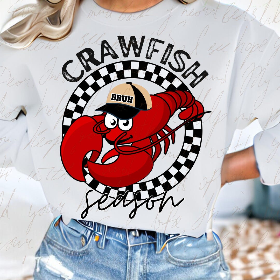 Crawfish Season Png,funny Crawfish Png,crawfish Design Png, Crawfish ...