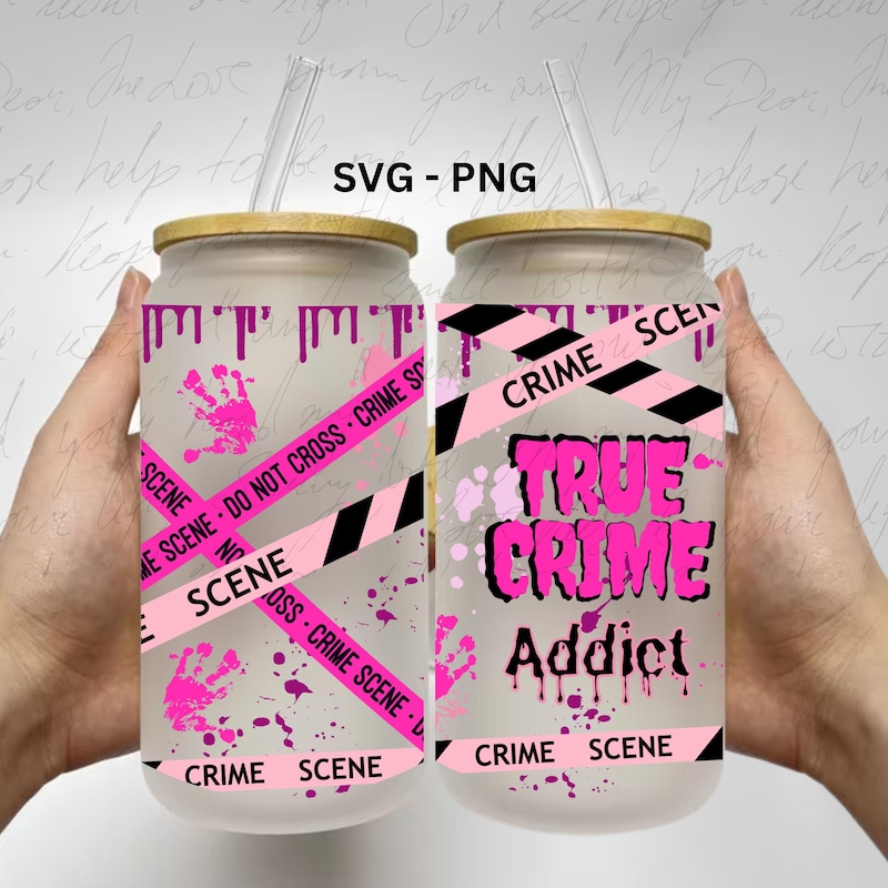 True Crime Pink Cup - Etsy