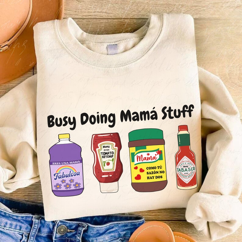 Mama Topper Multipack Bundle: Retro Spanish Mom PNG (digital Download ...