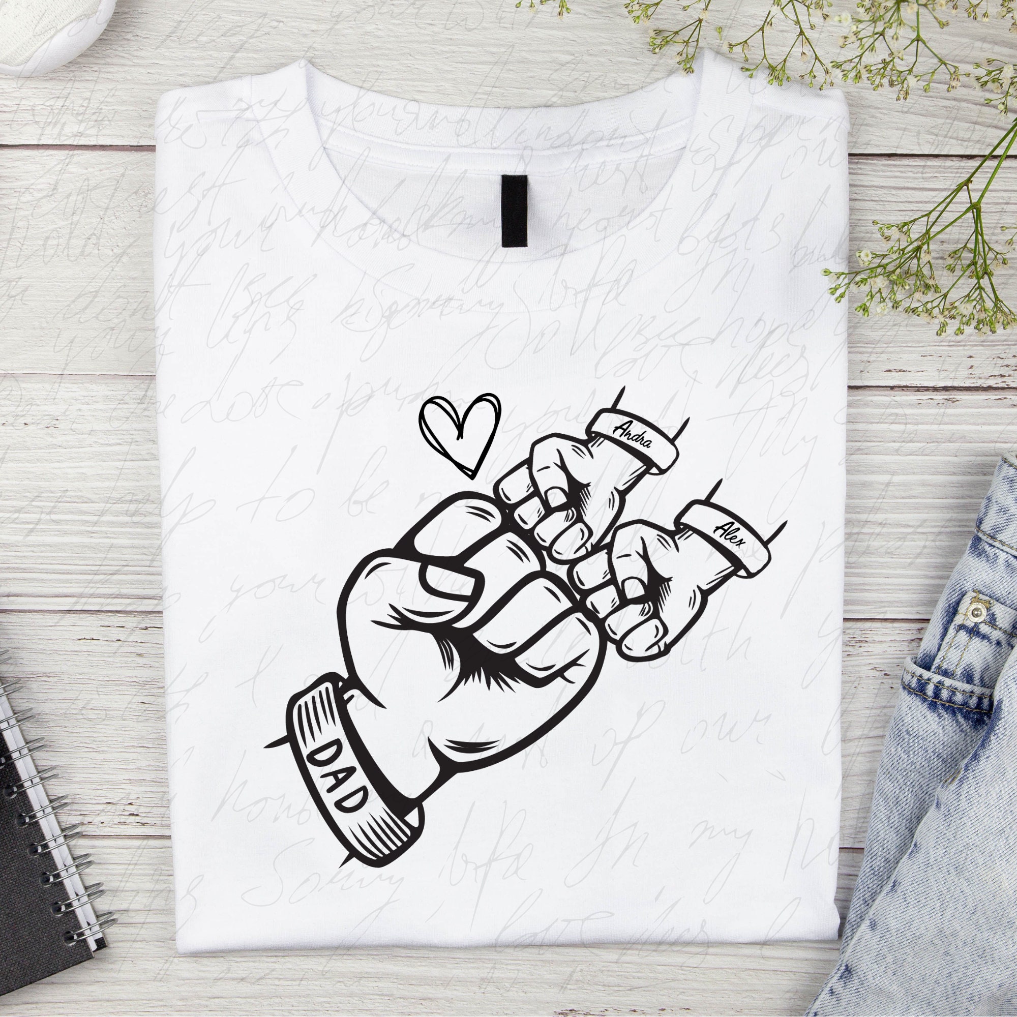 Custom First Bump Set Png, Dad Designs Png, Father’s Hand Sublimation ...