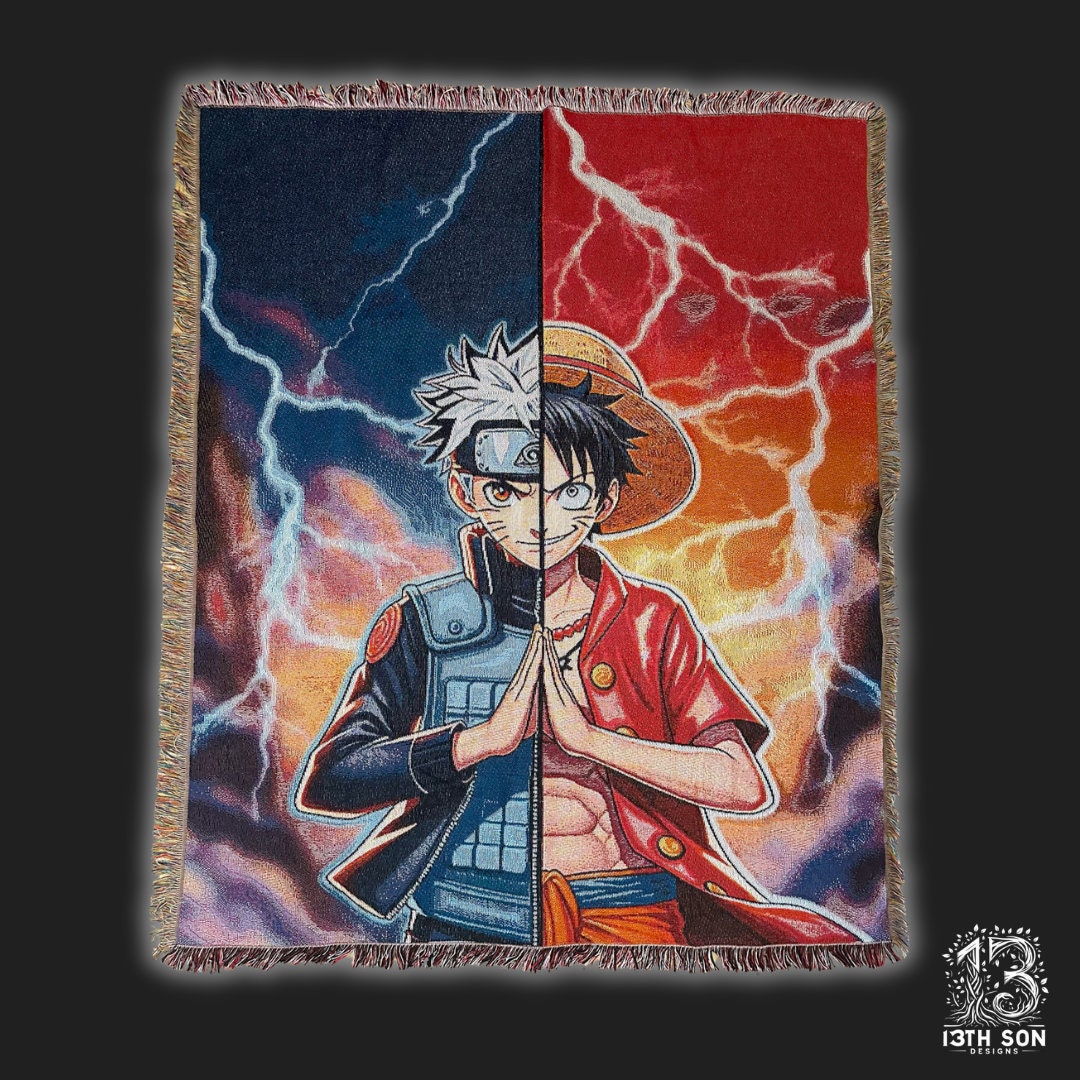 Anime Handmade Tapestry Blanket, Anime Couch Throw, Anime Manga Rug - Etsy