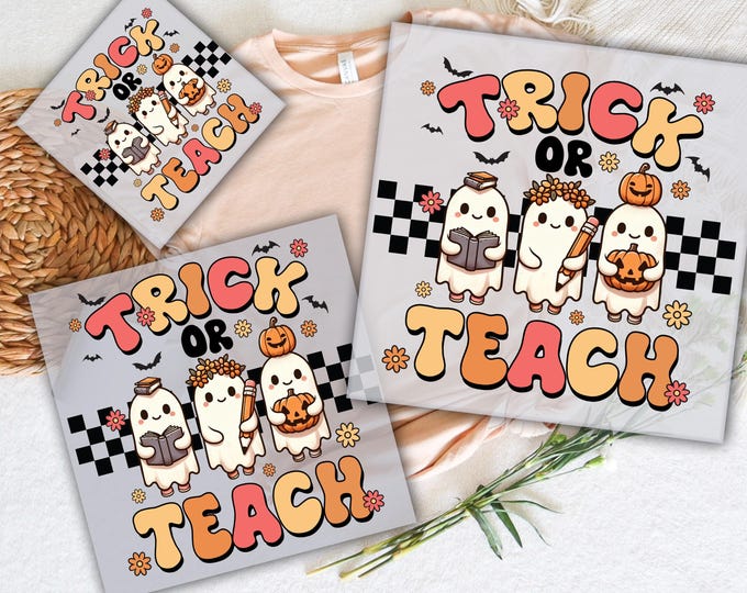 Read More Boooooks DTF, Retro Halloween DTF Ready to Press, Teacher ...
