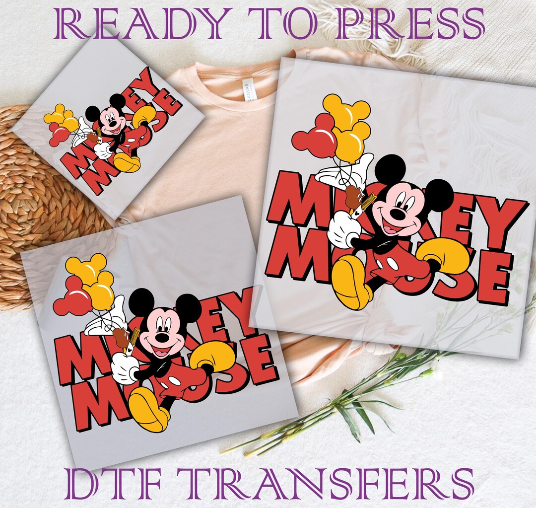 Mickey Mouse Transfers, Disney Friends Ready to Press, Disney Friends ...