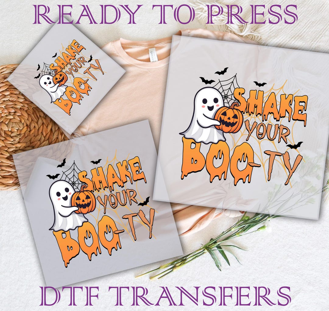 Shake Your Booty DTF, Dance DTF Transfers, Ready to Press, Heat Press ...