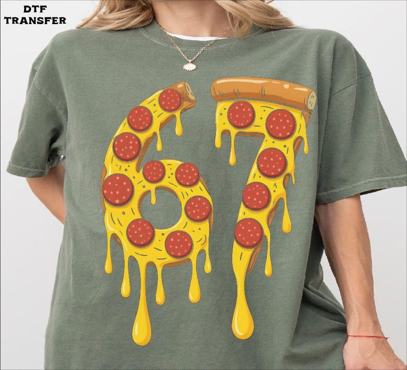 Preppy Drip Six Seven DTF Transfers: 6-7 Ready to Press - Etsy