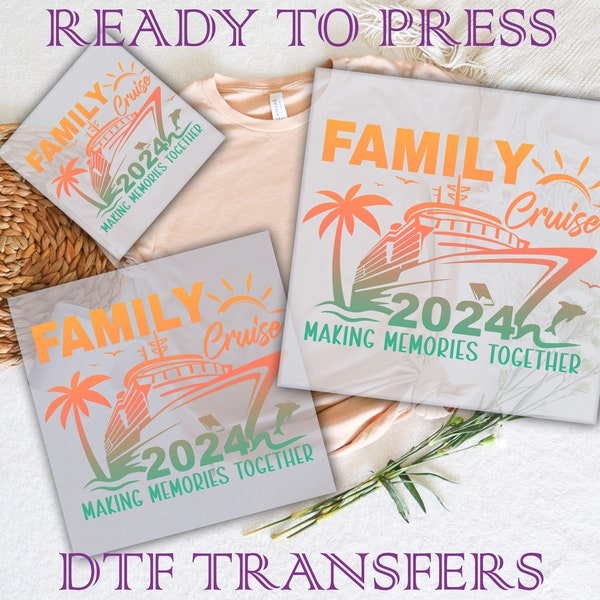 Family Cruise Dtf Digital Transfer - Etsy