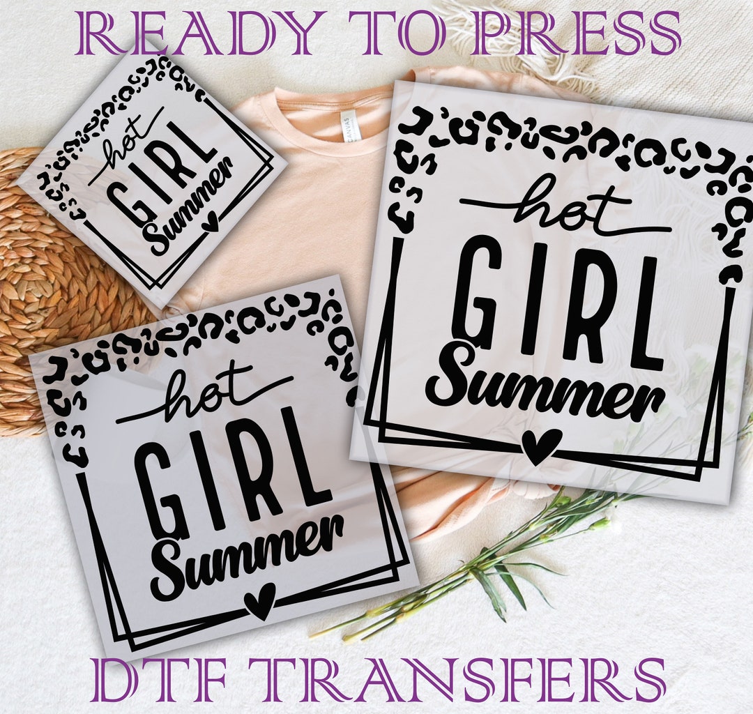 Hot Girl Summer DTF Transfer, Ready to Press Heat Transfer, Family ...