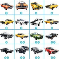 Set of 3 Funny Muscle Car Caricature Pngs – Hot Rod Camaro Clipart ...