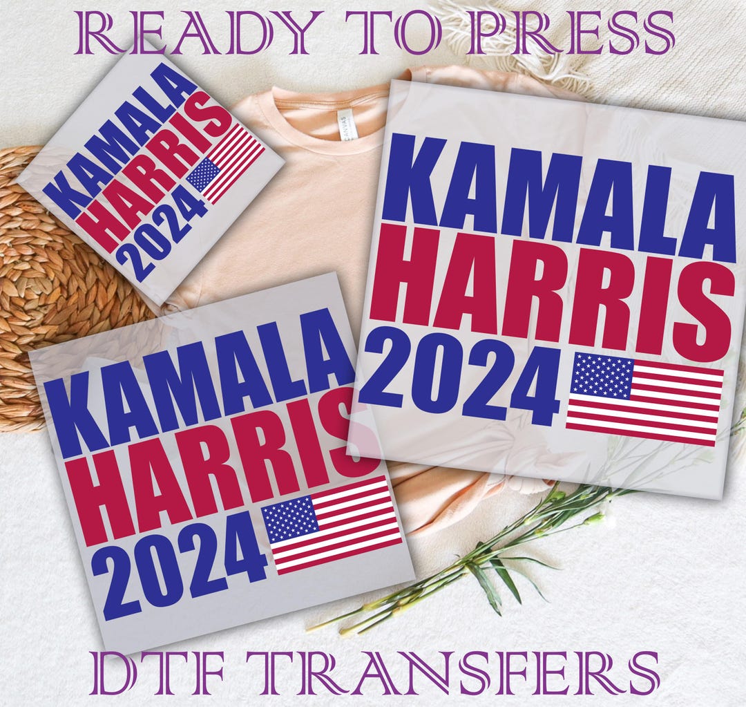 Kamala Harris 2024 DTF, Kamala Harris 2024 Dtf, Dtf Transfer, Ready to ...