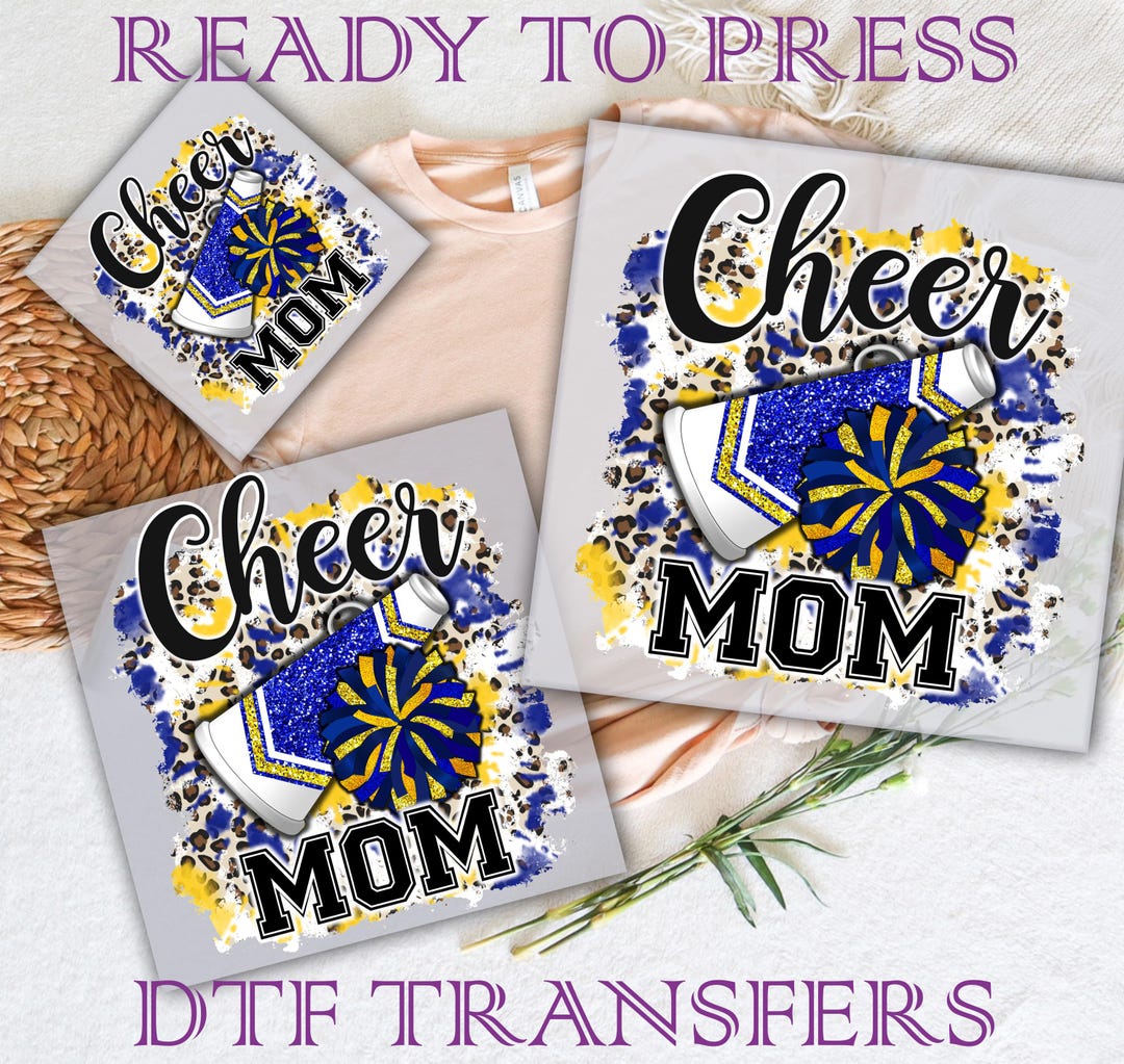 Cheer Mom Leopard DTF Transfer: Ready to Press - Etsy