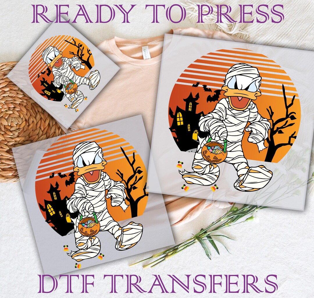 Goofy Mummy Halloween DTF, Disney Halloween Dtf, Pluto and Donald Mummy ...