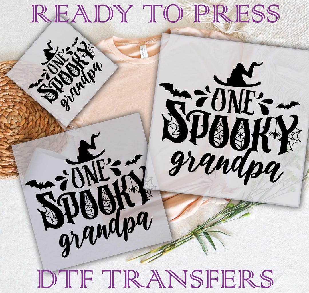 One Spooky Family Dtf, Spooky Family DTF Transfer, Ready to Press, Heat ...