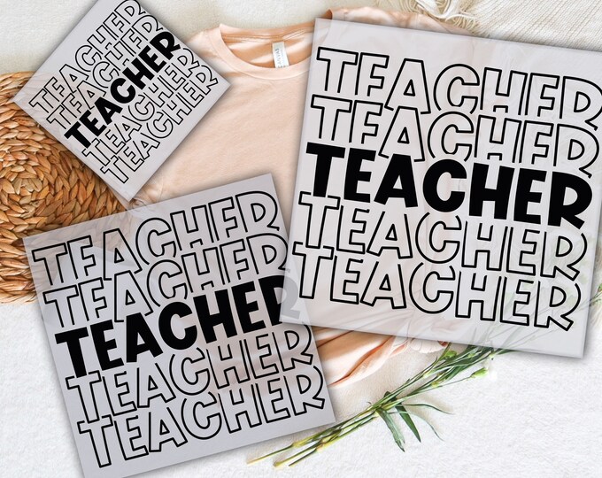 Teacher Life Dtf Transfer, Ready to Press, School Dtf Transfer, Back to ...