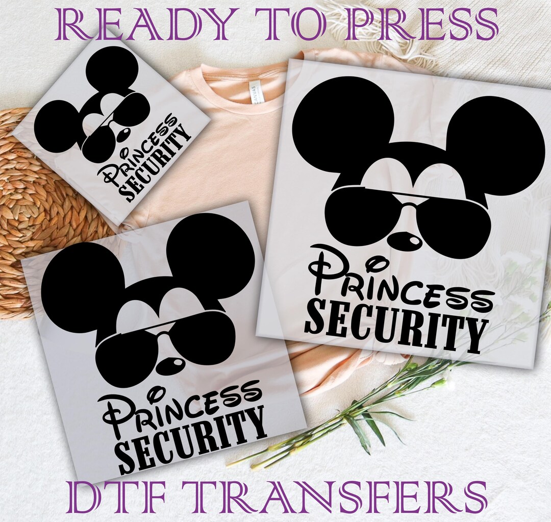 Disney Princess Security Mickey Head Ready to Press, Disney Princess ...
