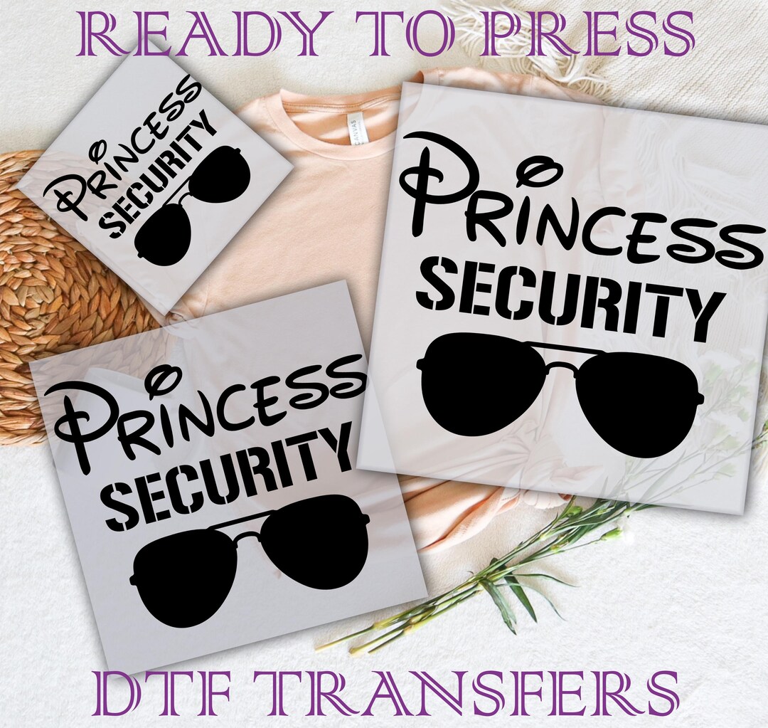 Princess Security Ready to Press, Disney Princess Security Dtf Dtf ...