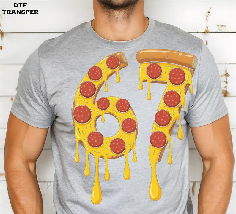 Preppy Drip Six Seven DTF Transfers: 6-7 Ready to Press - Etsy