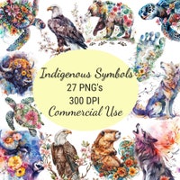 Indigenous Easter Clipart Design Bundle Png Native Digital Download for ...