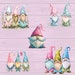 Spring Gnome Clipart: Garden Gnomes for Digital Crafting and Design ...