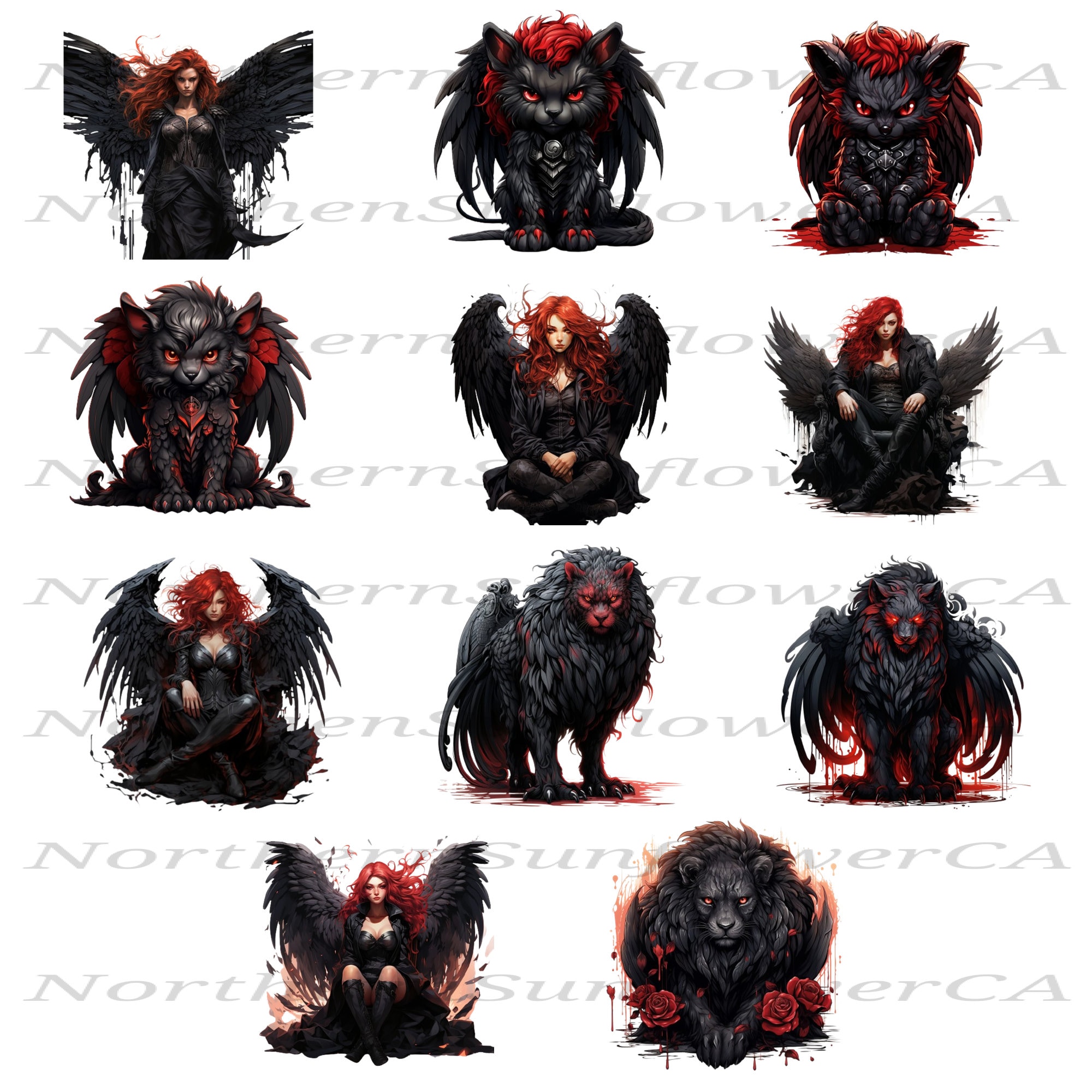 27 Fallen Dark Angel Png Clipart Gothic Dark Fantasy Transparent ...