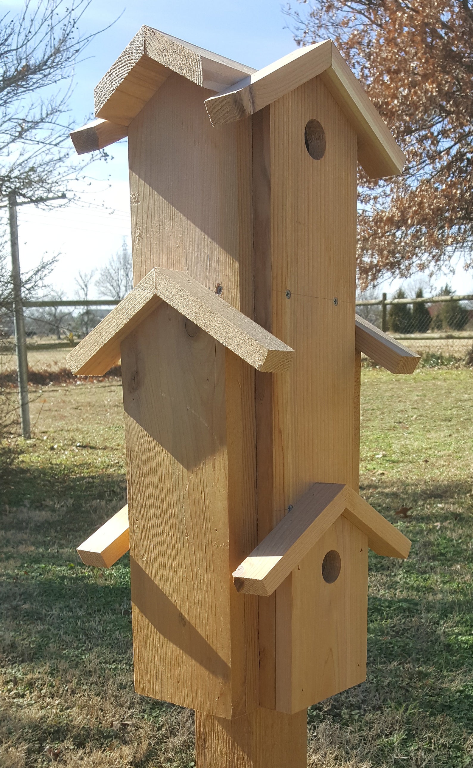 Tower Birdhouse Condo - Etsy