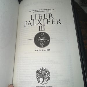 Liber Falxifer Vol 1 2 3 – Special Deluxe Leather Bound Limited Edition ...
