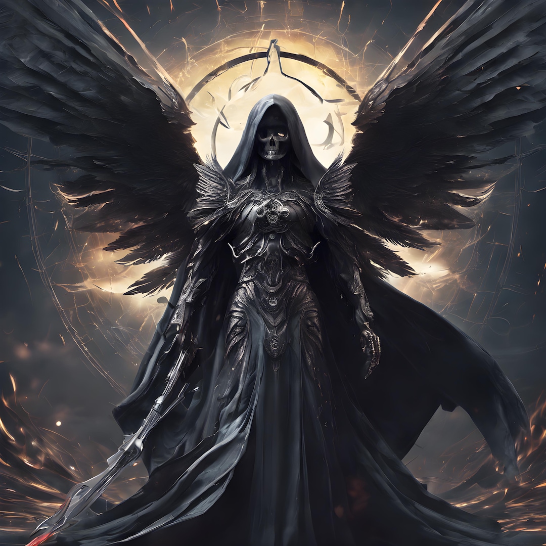Azrael, Angel of Death: Digital Print 4K 4096 X 4096 - Etsy