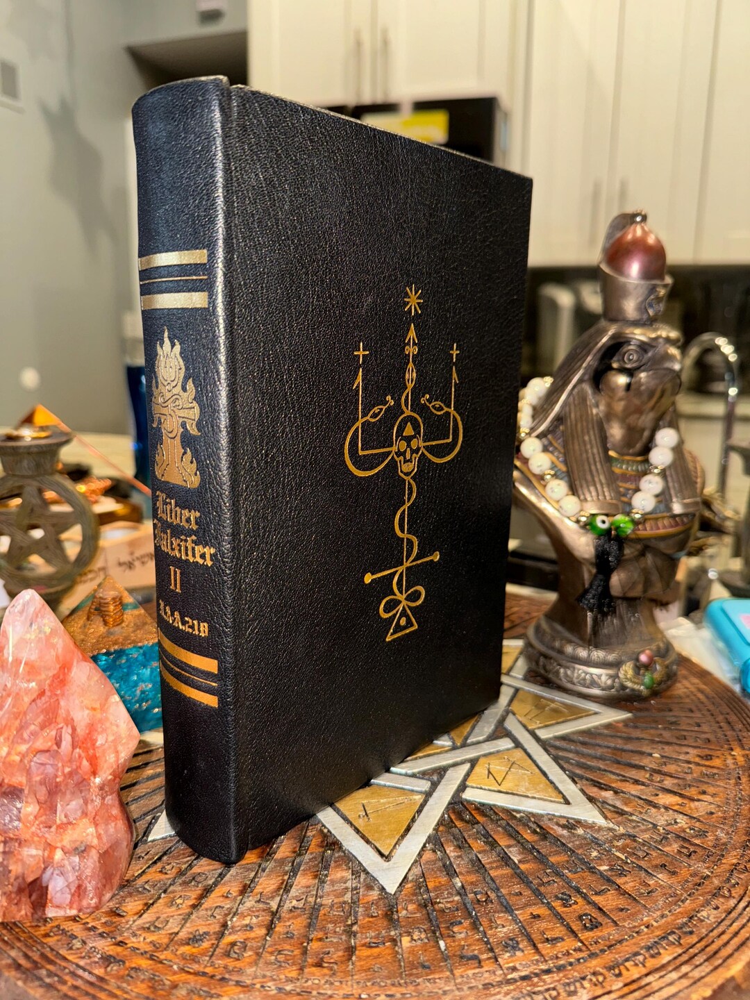 Liber Falxifer Vol II the Book of Anamlaqayin Deluxe Leather Bound ...