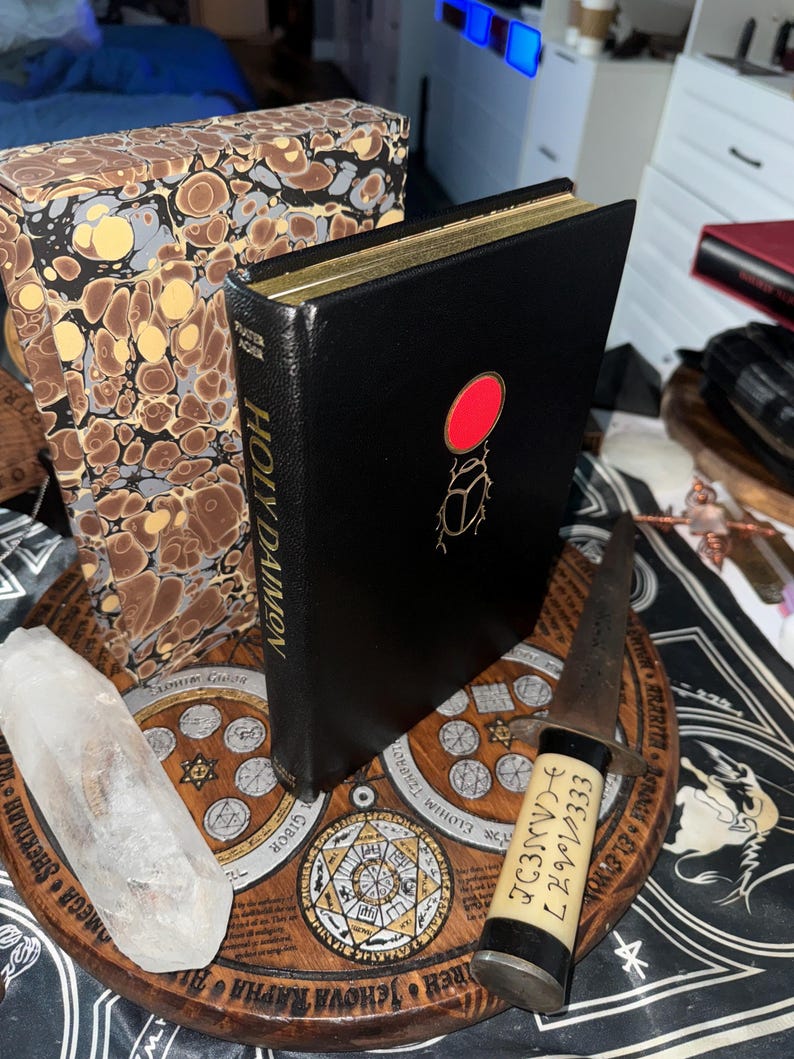 HOLY DAIMON by Frater Acher – Deluxe # 20/72 Leather Bound Limited ...