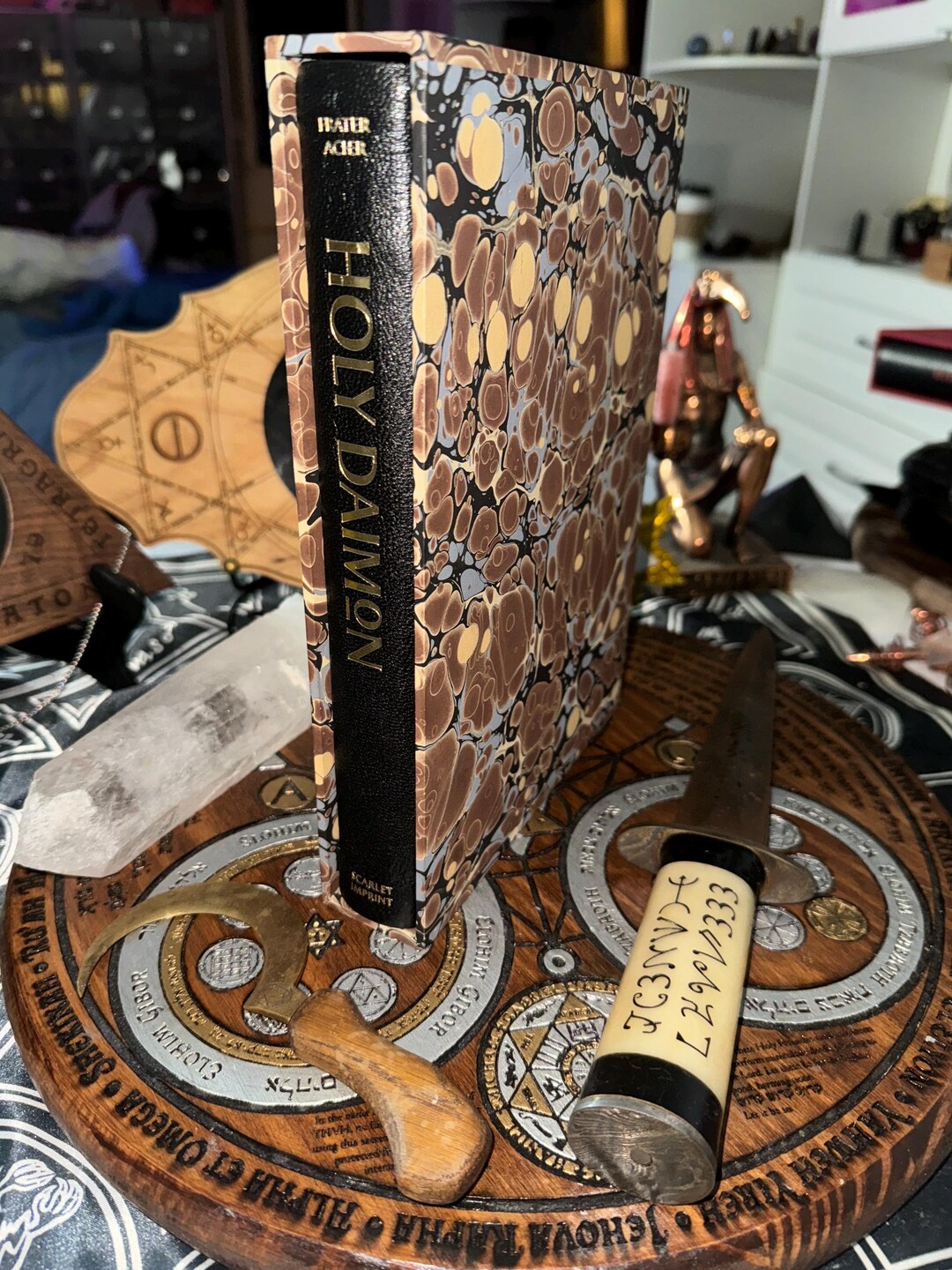 HOLY DAIMON by Frater Acher – Deluxe # 20/72 Leather Bound Limited ...