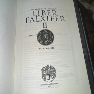 Liber Falxifer Vol 1 2 3 – Special Deluxe Leather Bound Limited Edition ...